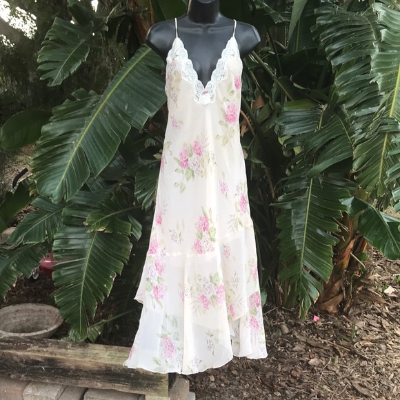 Linea Donatella | Dresses | Linea Donatella Sheer Drop Waist Slip Or ...
